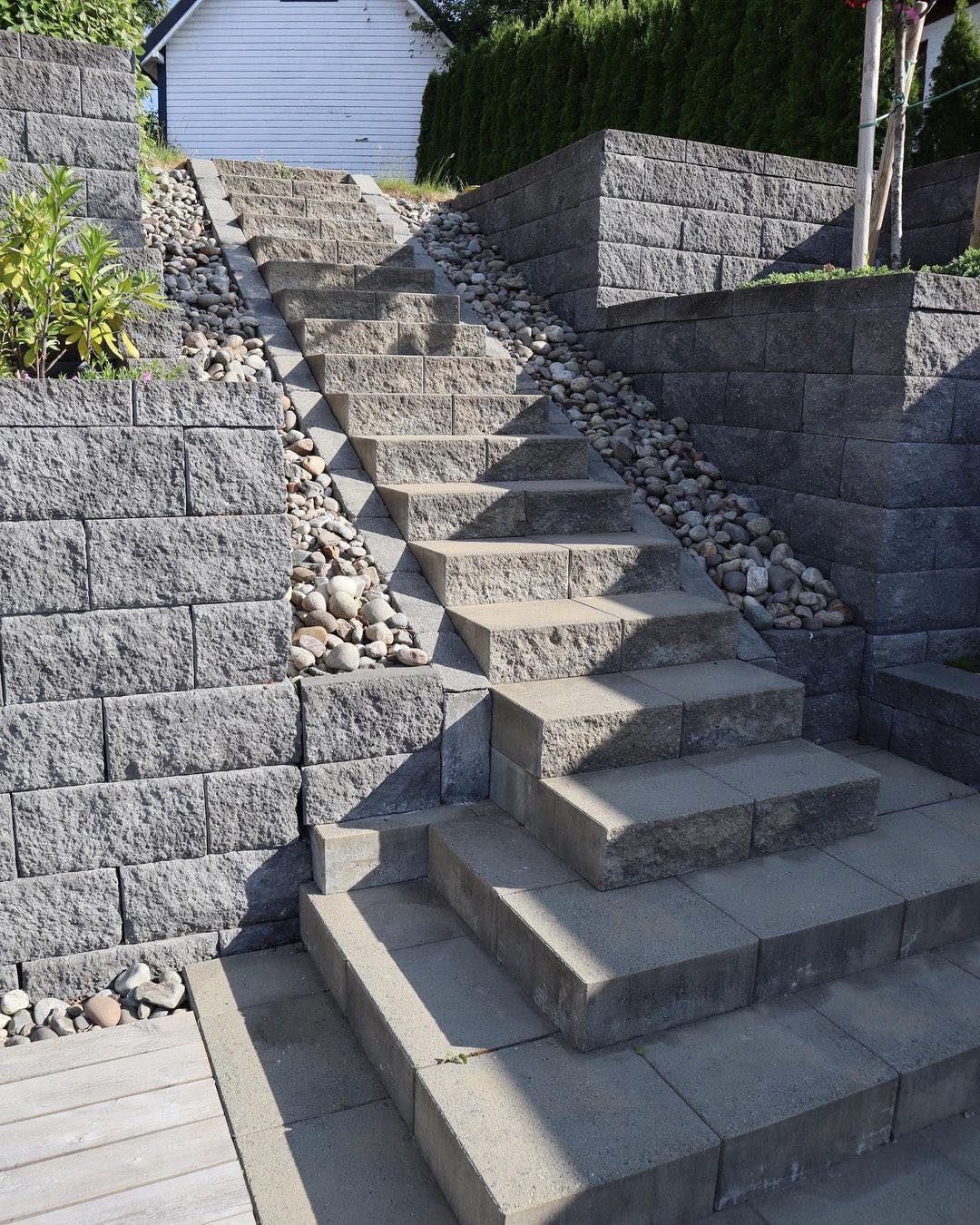 Har du store nivåforskjeller i hagen? | Granitt og Betongvare